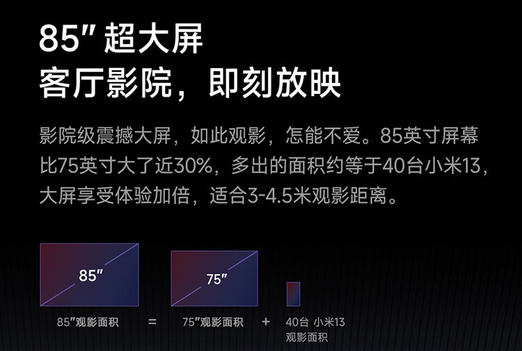 小米电视S85 85英寸参数_小米电视S85 85英寸参数配置|详细参数_太平洋产品报价