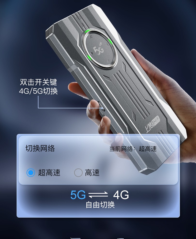 上赞 SZ50-Air 5G 随身WiFi