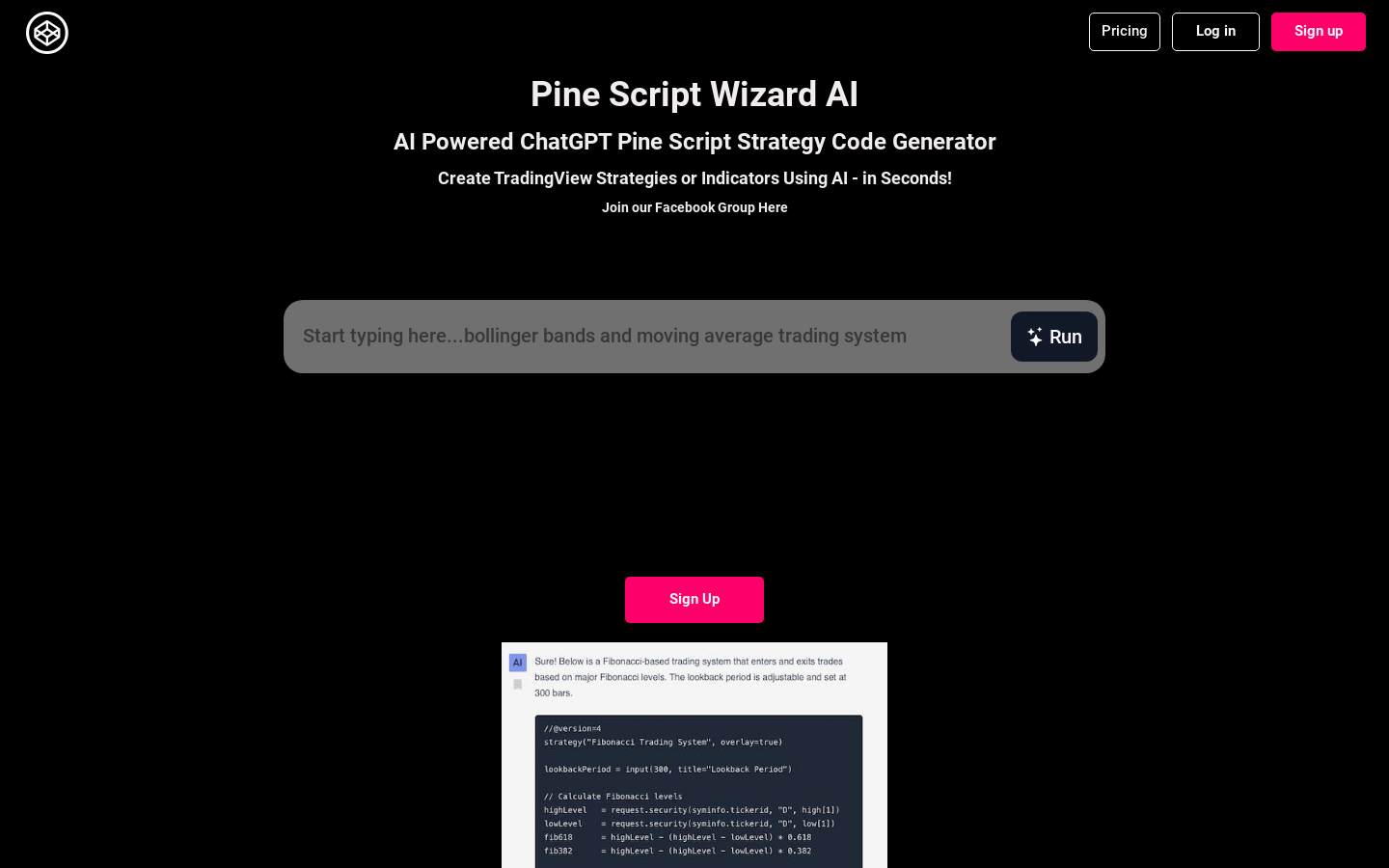 Pine Script Wizard AI网页版入口、使用教程-太平洋科技AI产品库