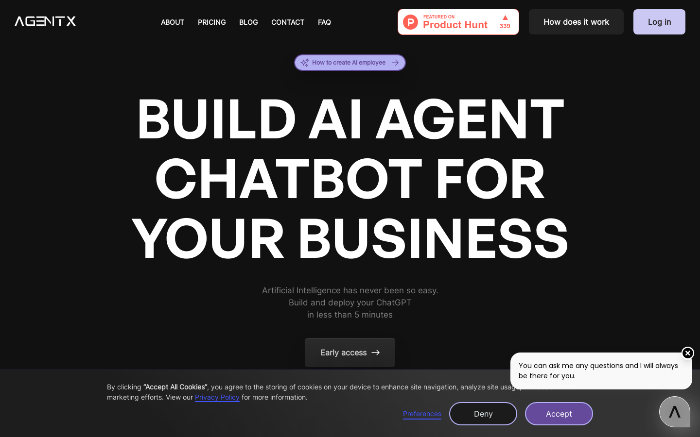 AgentX网页版入口、使用教程-太平洋科技AI产品库