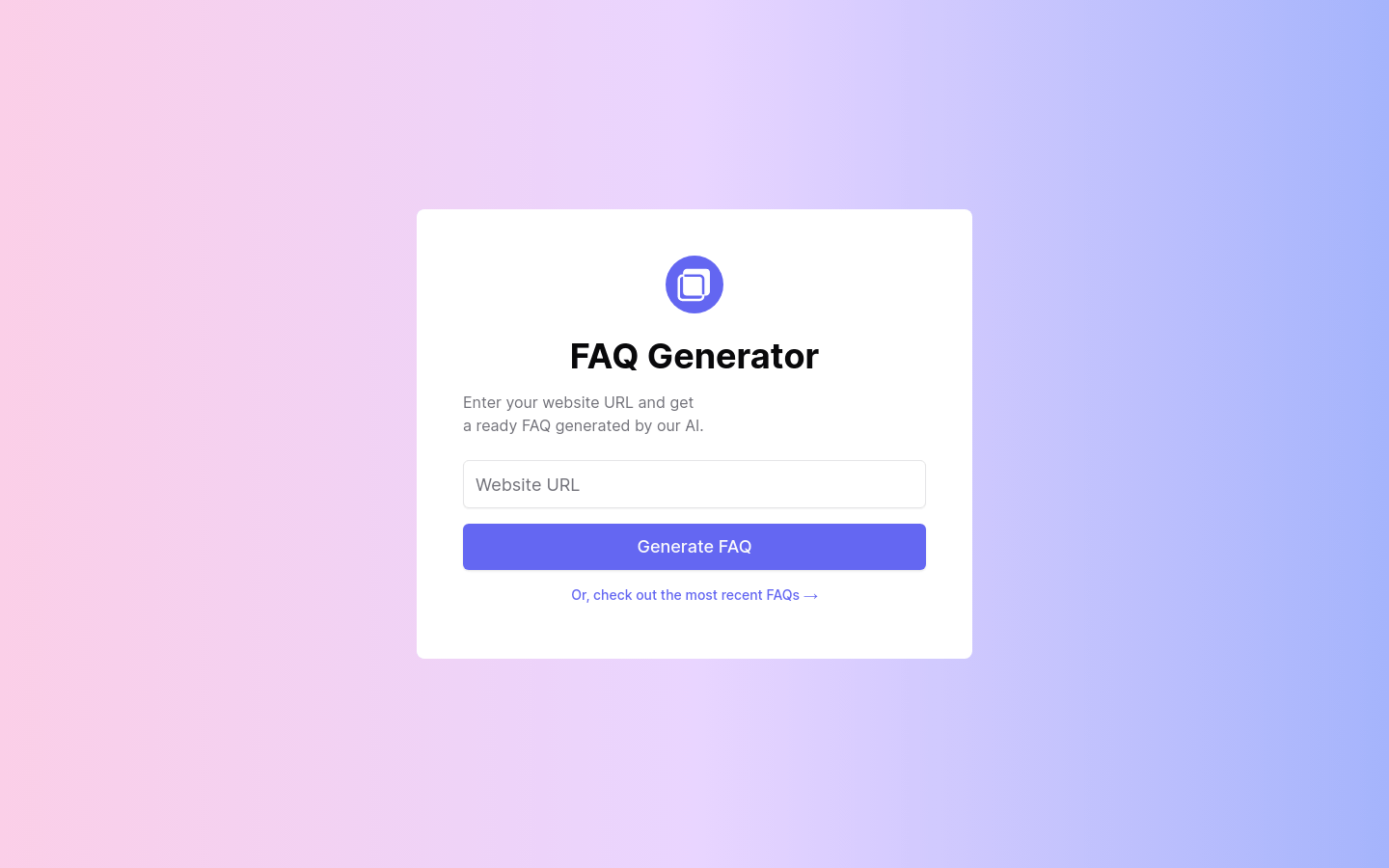 FAQ Generator网页版入口、使用教程-太平洋科技AI产品库