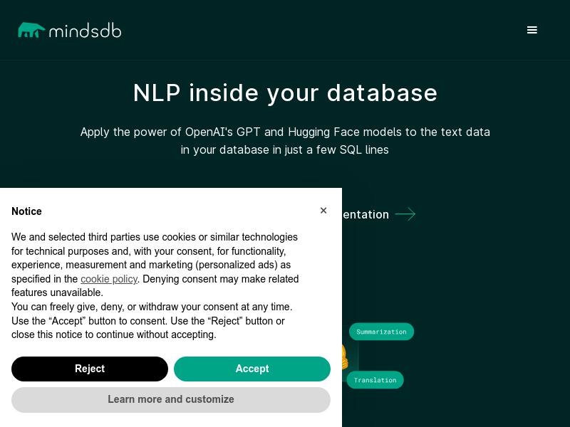 MindsDB网页版入口、使用教程-太平洋科技AI产品库