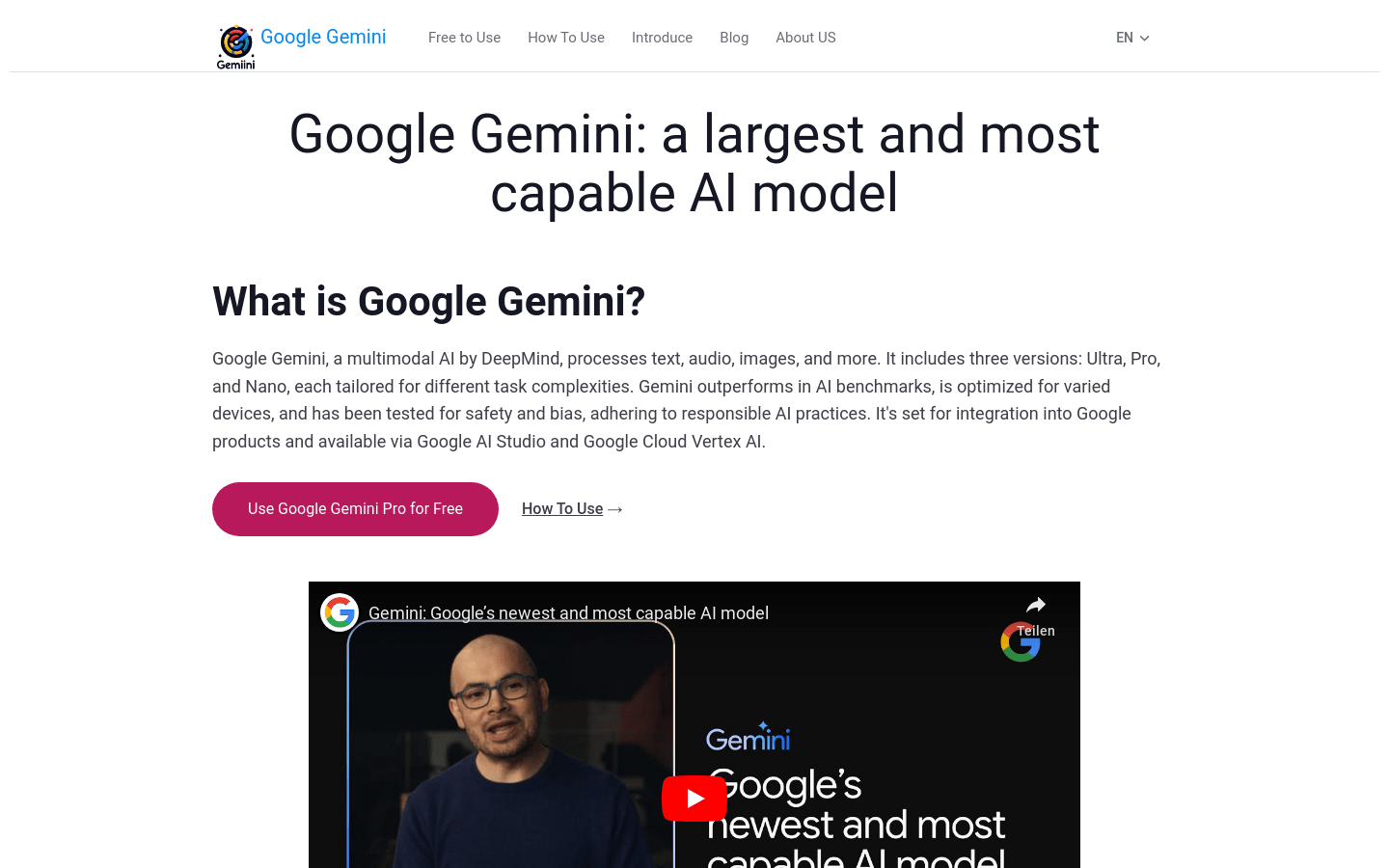 GoogleGemini.co网页版入口、使用教程-太平洋科技AI产品库
