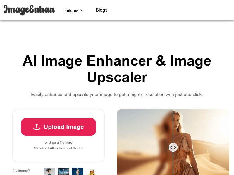 AI Image Enhancer&Upscaler网页版入口、使用教程-太平洋科技AI产品库