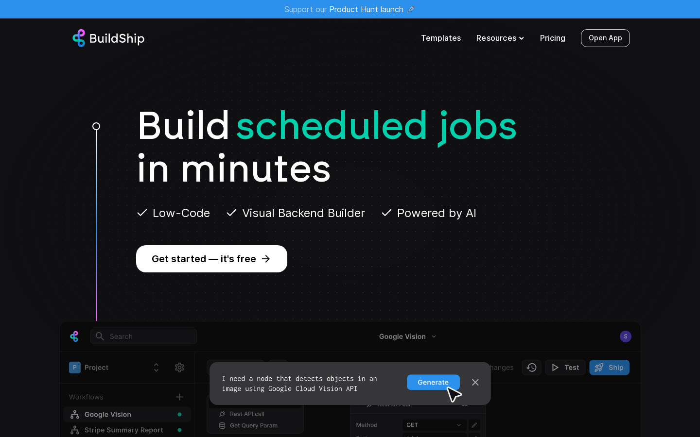 BuildShip网页版入口、使用教程-太平洋科技AI产品库
