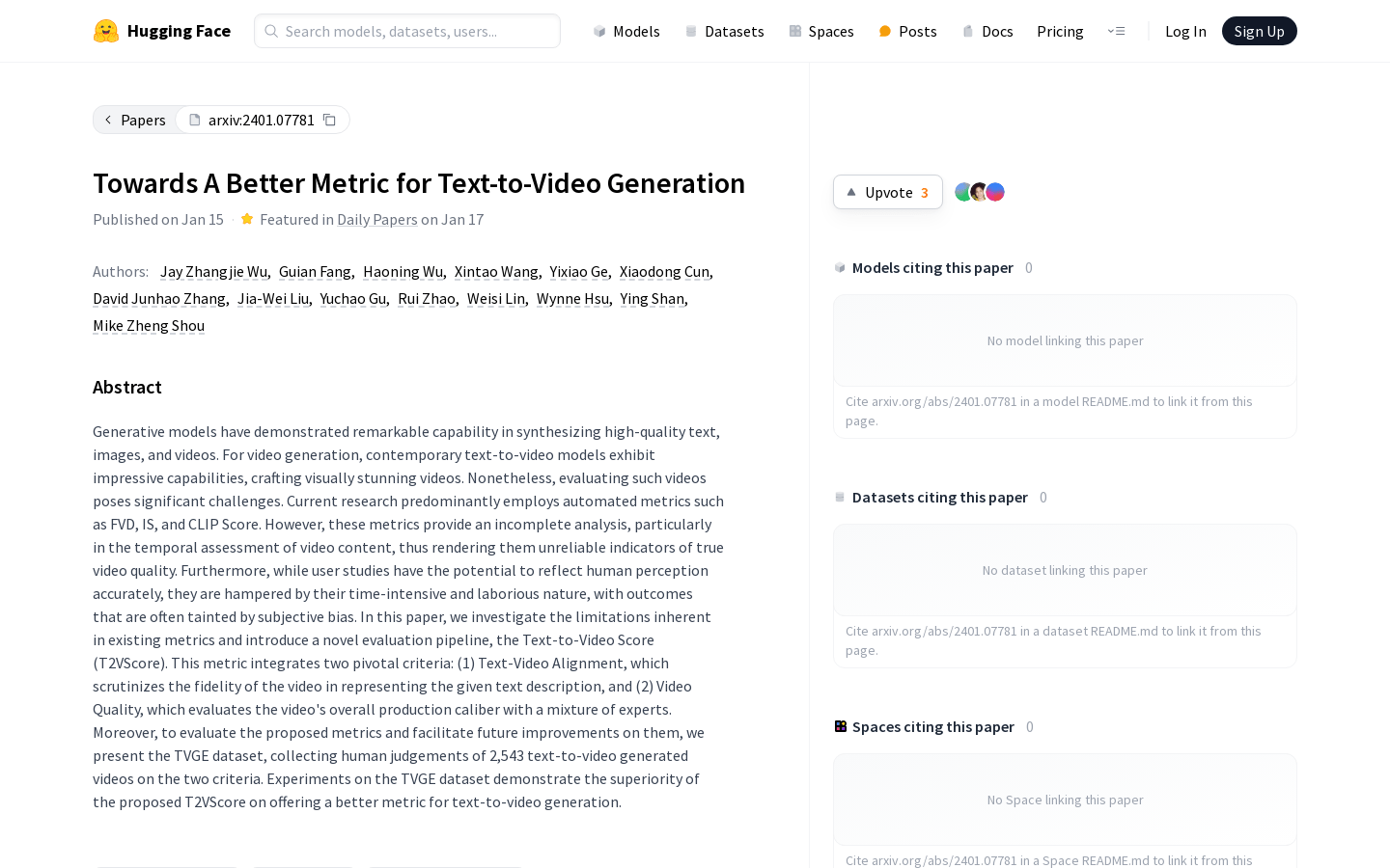 Text-to-Video Generation网页版入口、使用教程-太平洋科技AI产品库