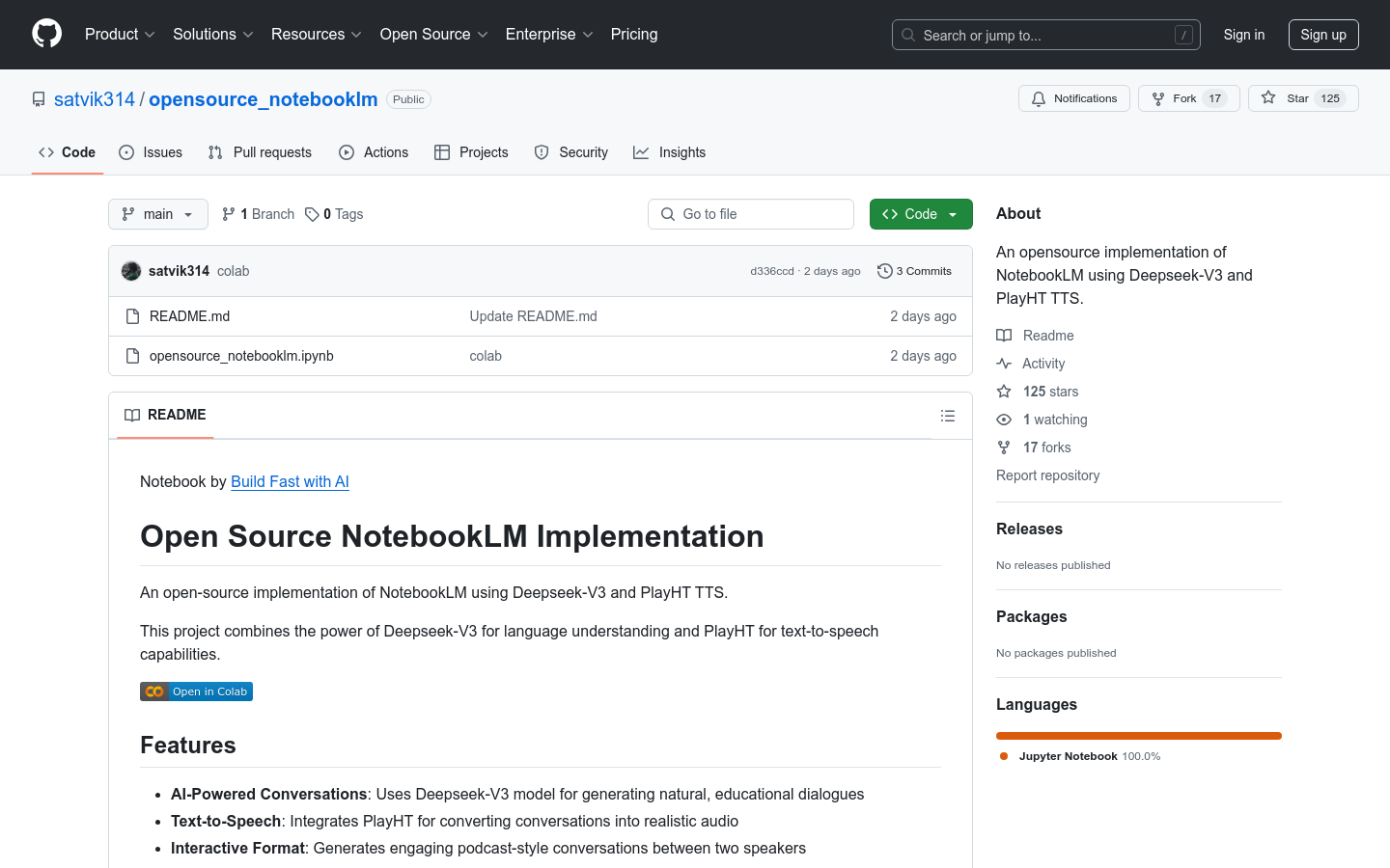 opensource_notebooklm网页版入口、使用教程-太平洋科技AI产品库