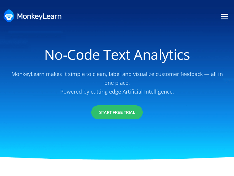 MonkeyLearn网页版入口、使用教程-太平洋科技AI产品库