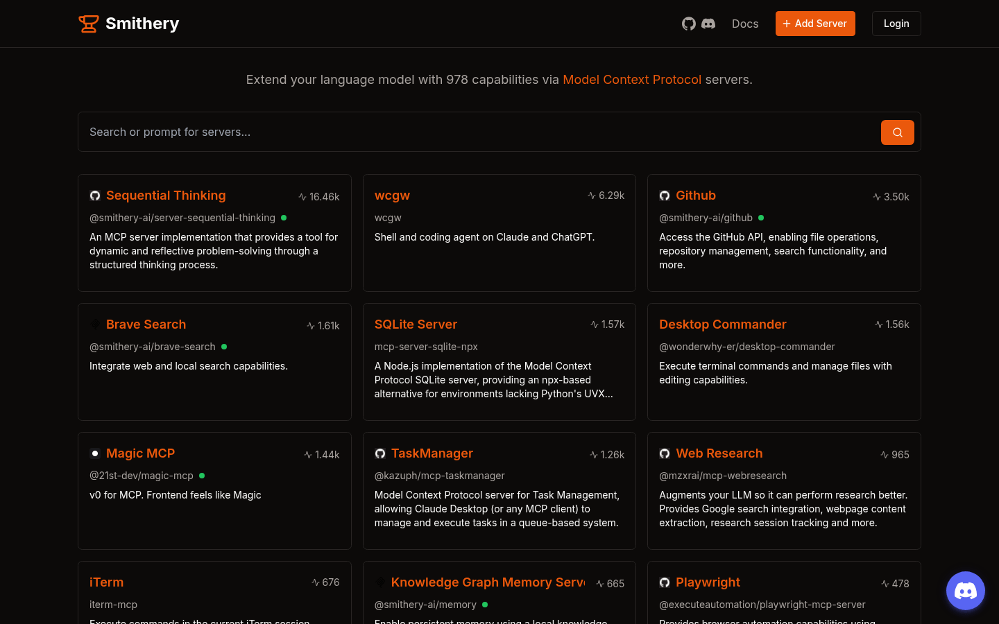 Smithery网页版入口、使用教程-太平洋科技AI产品库