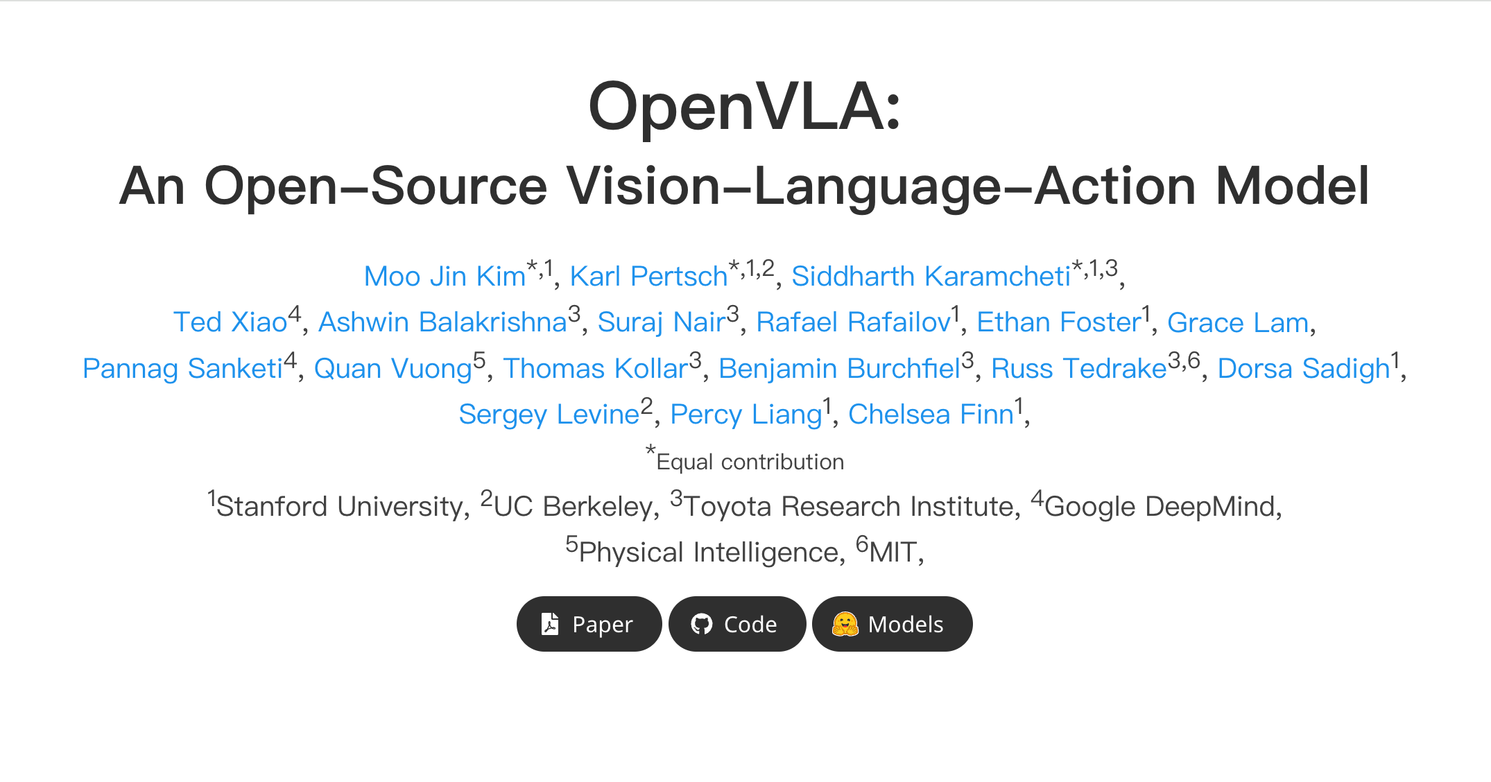 OpenVLA网页版入口、使用教程-太平洋科技AI产品库