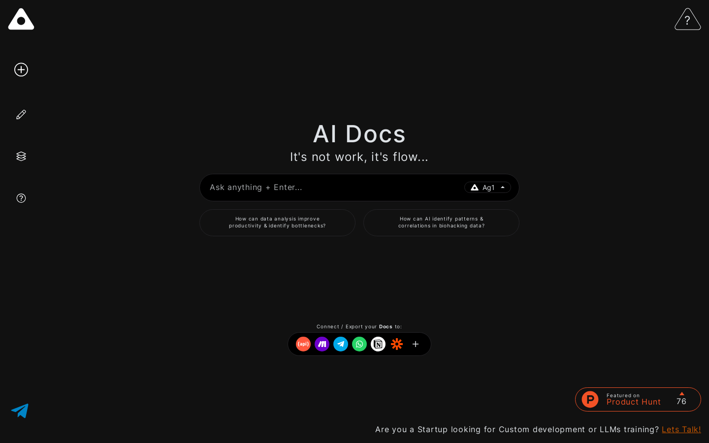 AI Docs网页版入口、使用教程-太平洋科技AI产品库