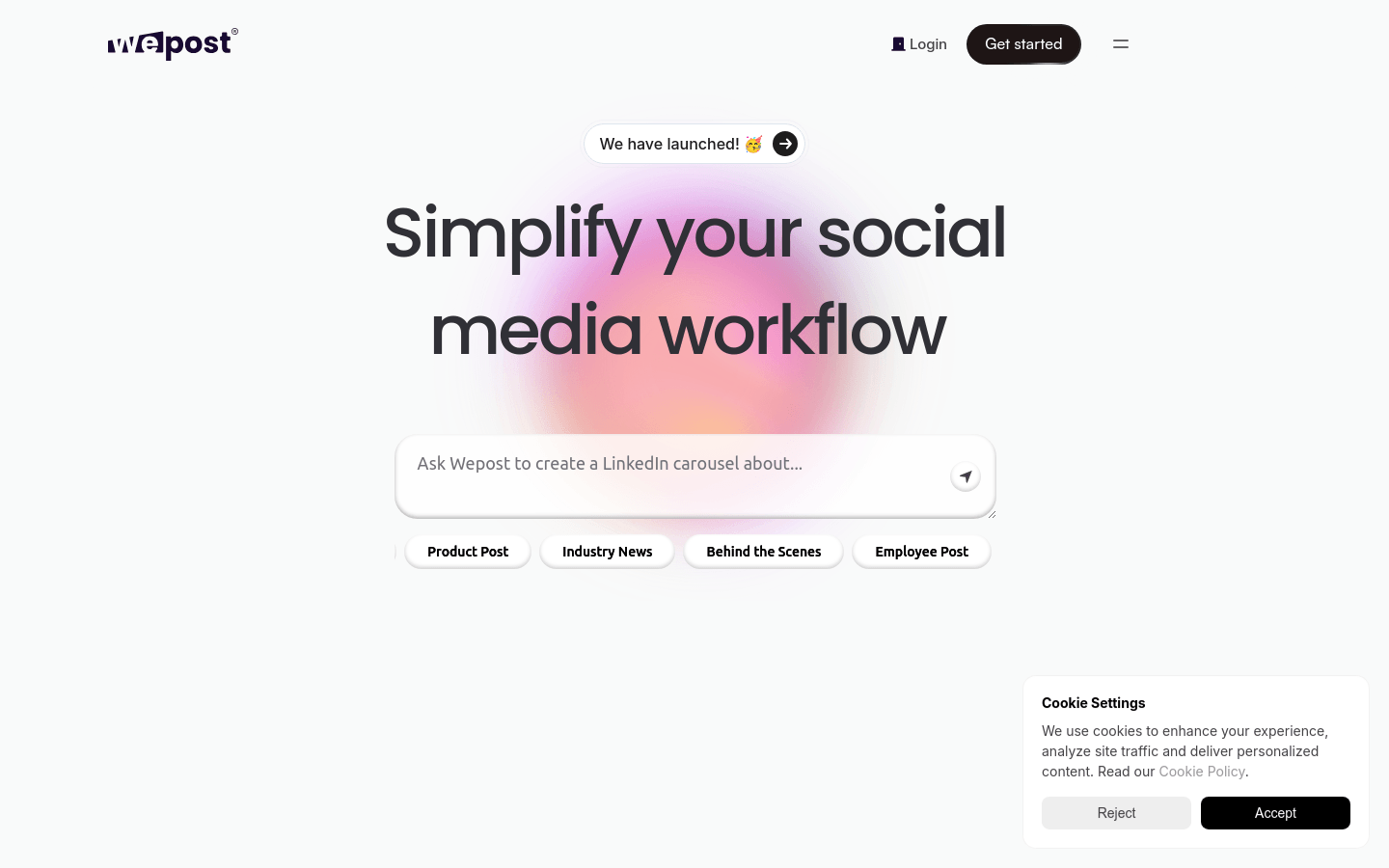 Wepost网页版入口、使用教程-太平洋科技AI产品库