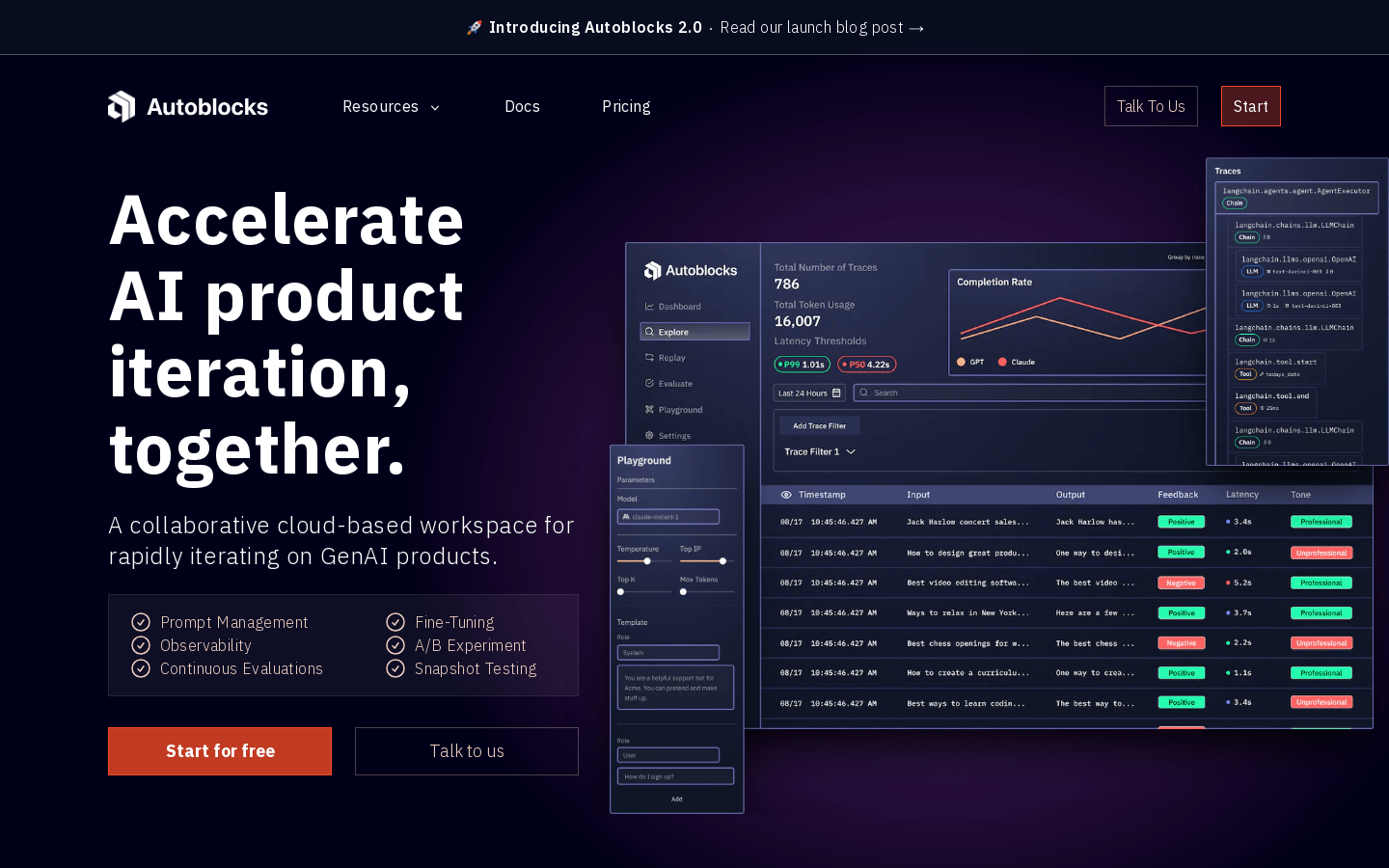 Autoblocks网页版入口、使用教程-太平洋科技AI产品库