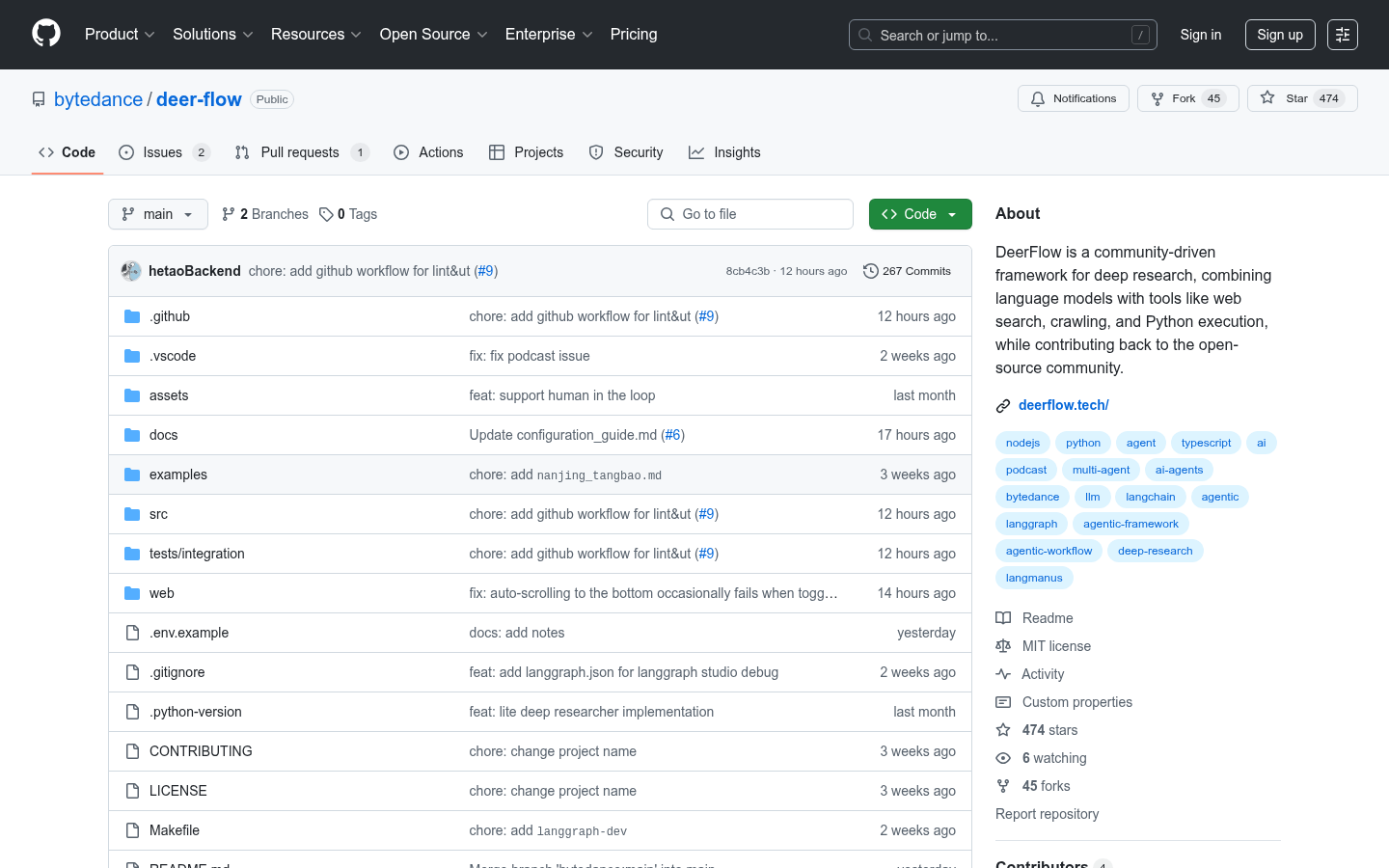 DeerFlow网页版入口、使用教程-太平洋科技AI产品库